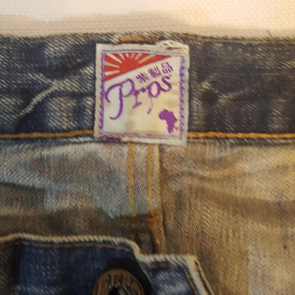 PRPS | Jeans | Prps Jeans From Japan Size 34 X 32 Button Fly Mens Distressed Grunge Look | Poshmark